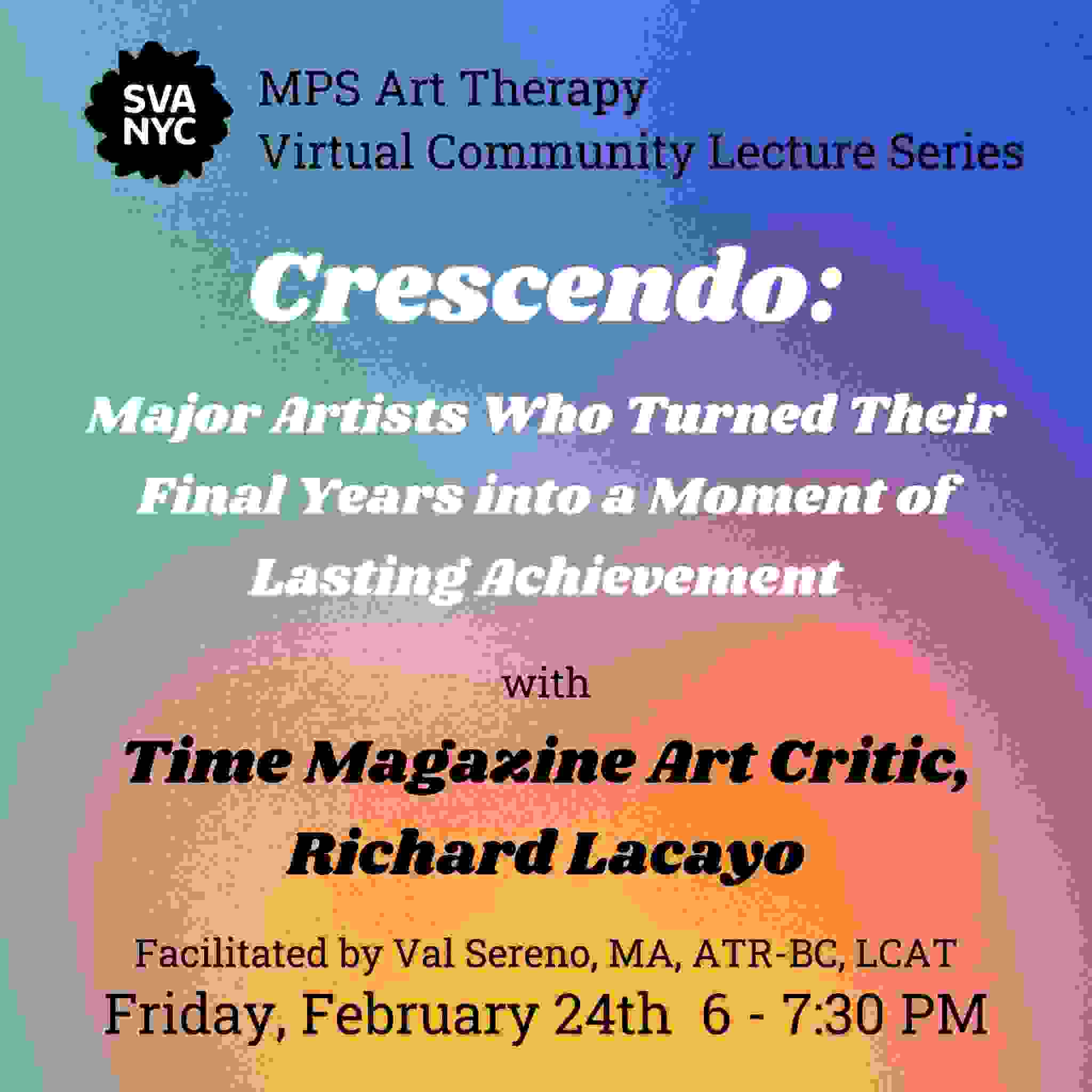 Community Lecture Series: Crescendo | Feb 24, 2023; 6:00 - 7:30pm ...
