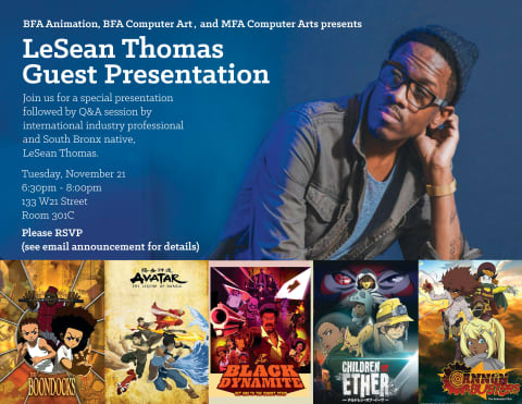 LeSean Thomas Presentation and Q&A | School of Visual Arts | SVA NYC