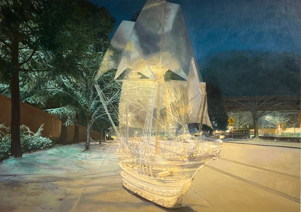 An interview with Leigh Behnke about her exhibition “Time Travelers and Ghost Ships,” opening ...