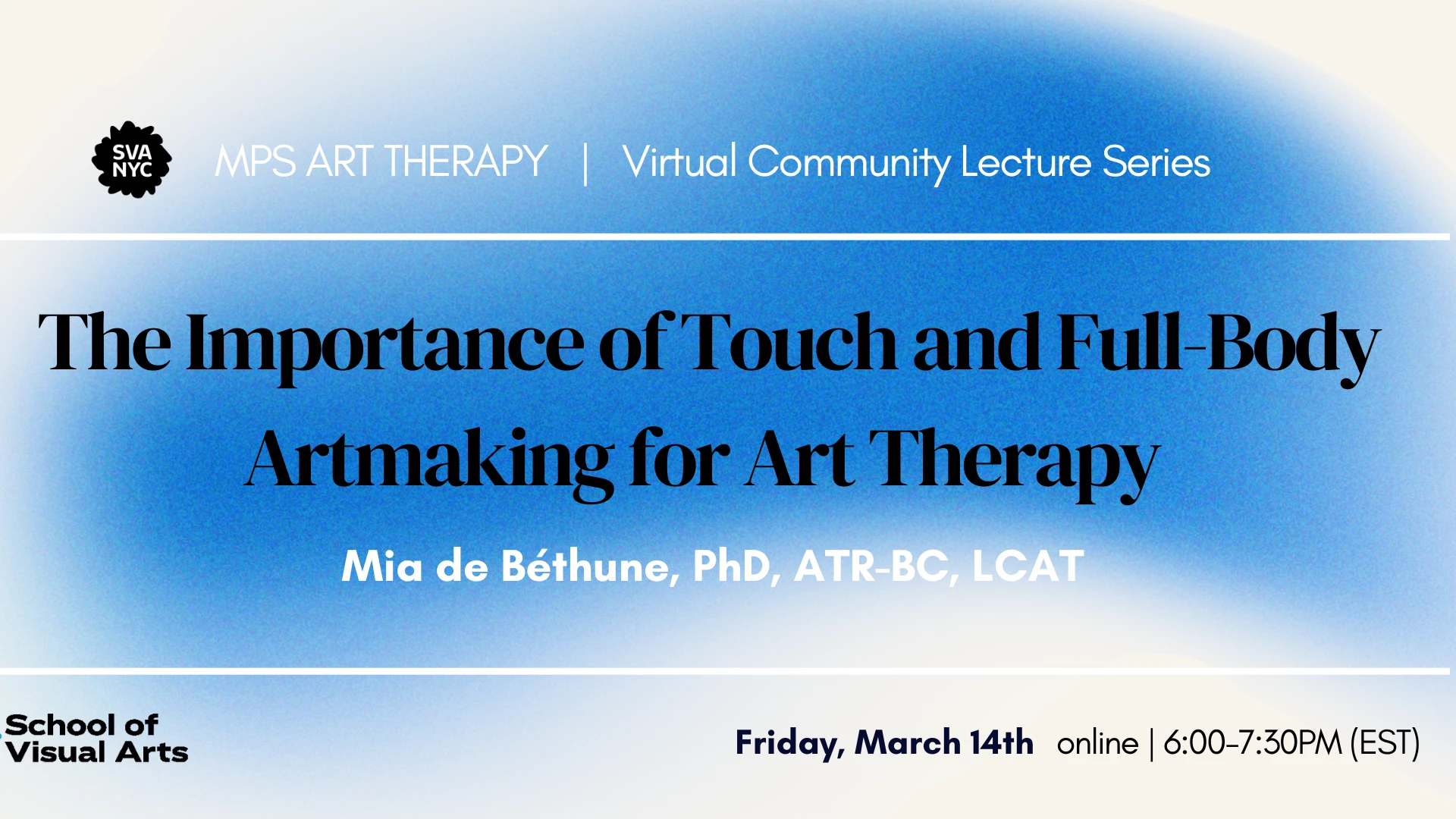 Community Lecture Series: The Importance of Touch and Full-Body ...