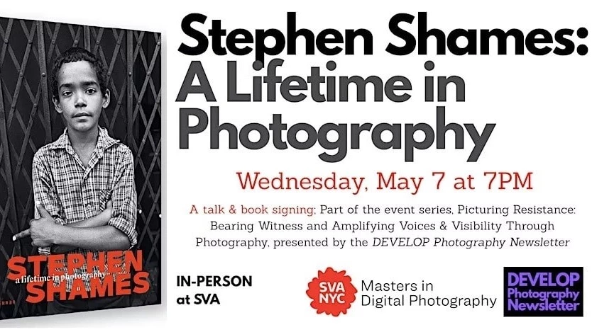 Stephen Shames: A Lifetime in Photography | May 7, 2025; 7:00 - 8:30pm ...