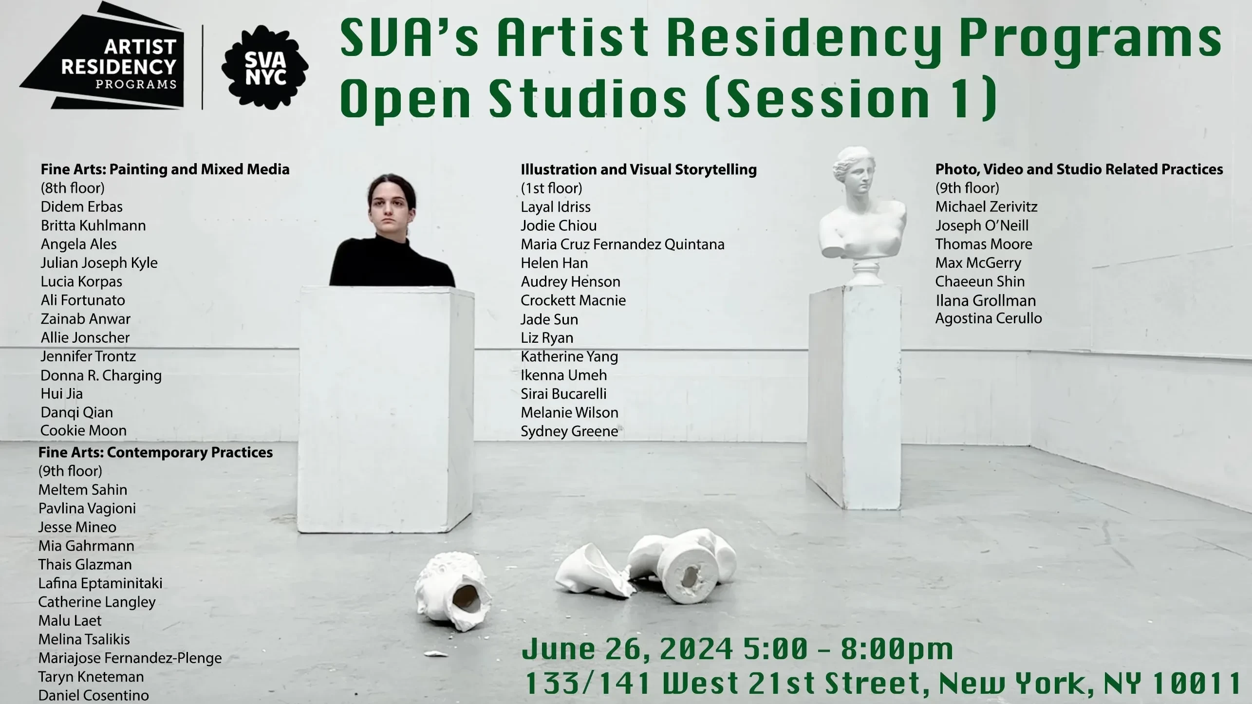 Artist Residency Programs Open Studios: Session I | Jun 26, 2024; 5:00 ...