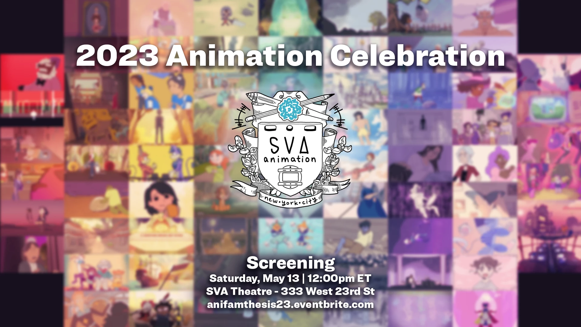 Animation Celebration Screening | May 13, 2023; 12:00 - 6:00pm | Events and Exhibitions | School ...