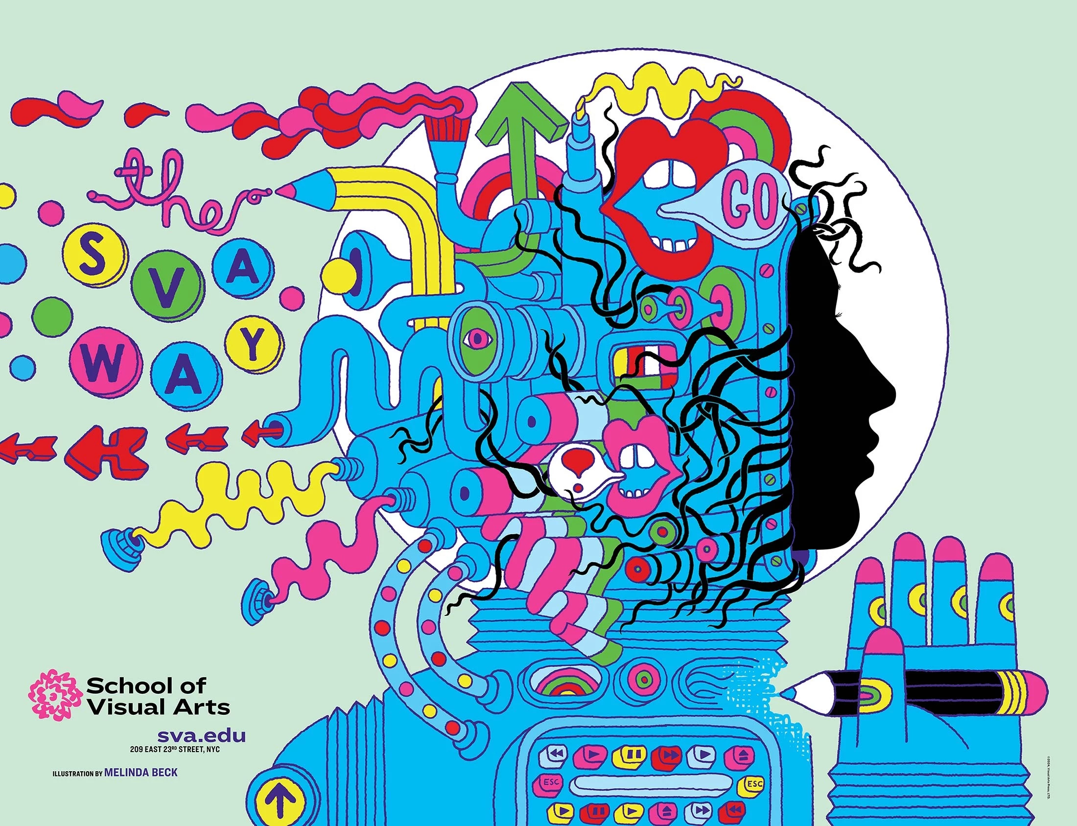 The Future Lies in Imagination: Melinda Beck’s Fall 2024 SVA Subway ...