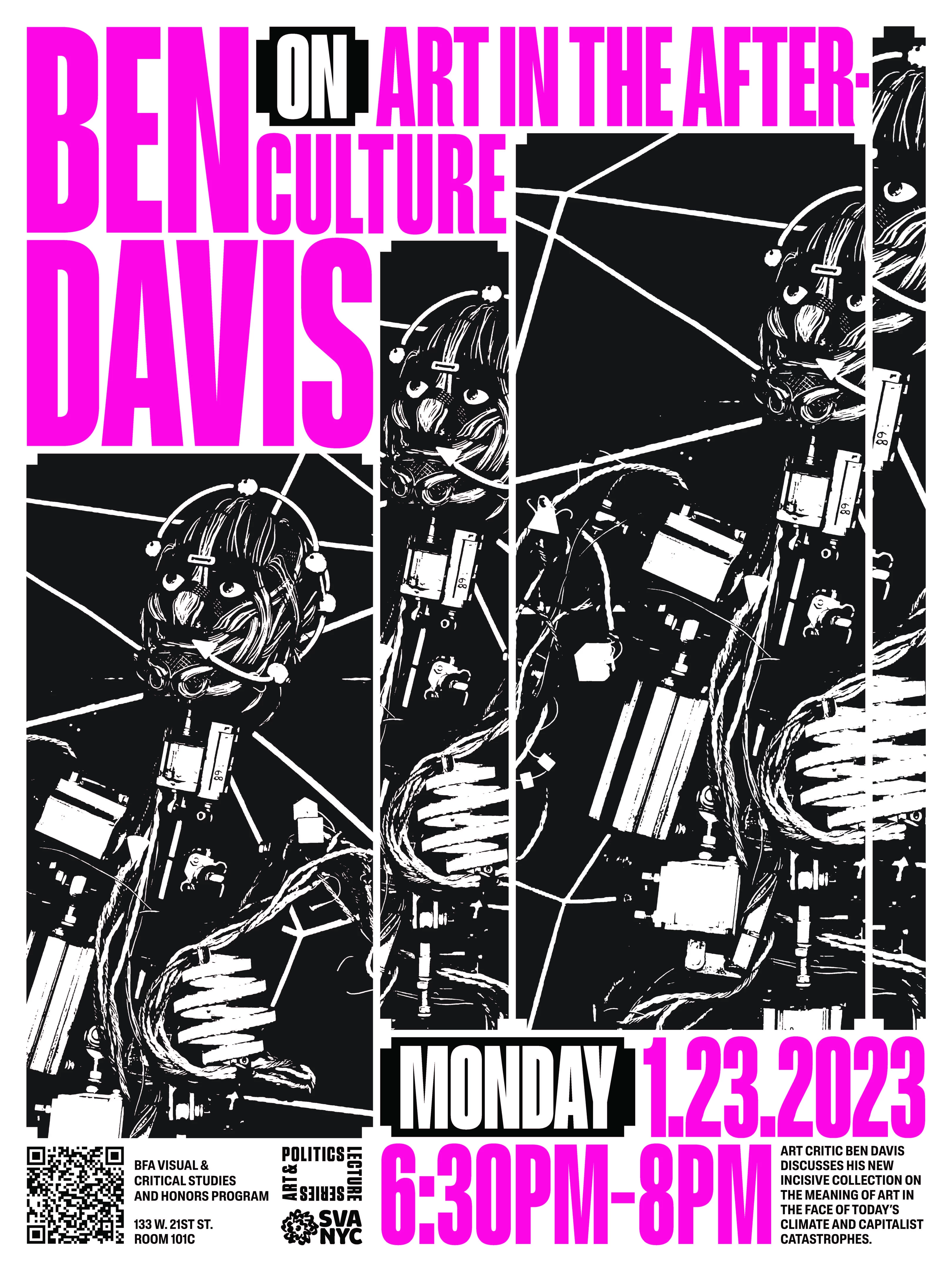 Ben Davis: Art in the After-Culture | Jan 23, 2023; 6:30 - 8:00pm ...