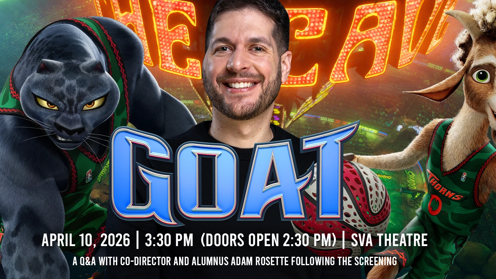 ‘GOAT’ Screening and Q&A with Co-Director and Alumnus Adam Rosette ...
