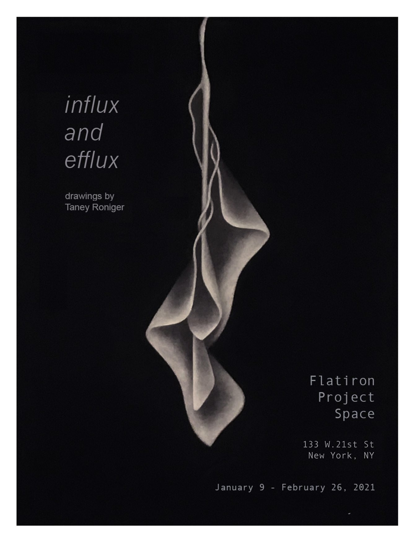 VCS and the Flatiron Project Space Present ‘Influx and Efflux: Drawings by Taney Roniger ...